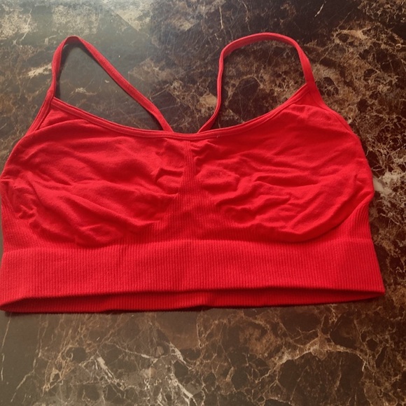 Tops | Red Crop Tank | Poshmark